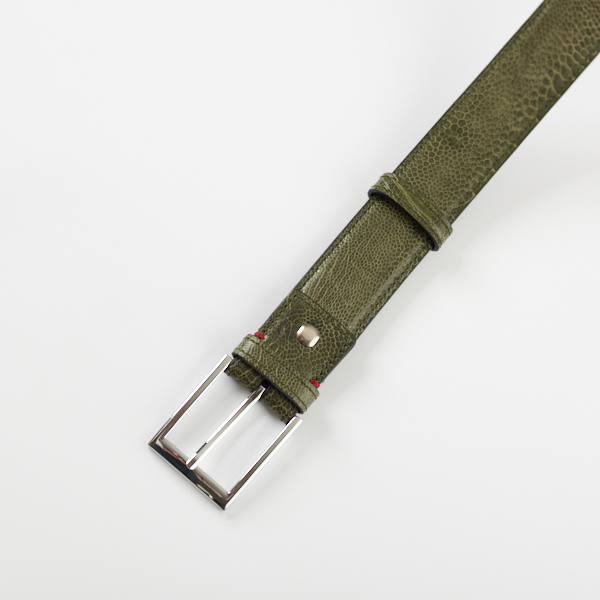 Ostrich Leather Belt - ESTERER EXOTIC LEATHER & MOHAIR PRODUCTS