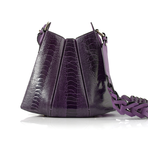 Lena - ESTERER CLASSIC OSTRICH LEG HANDBAG